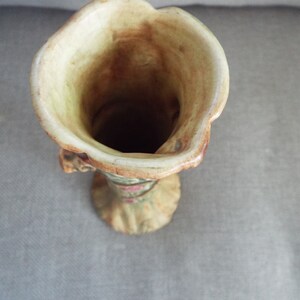 Early 1920s Weller Art Pottery Tree Trunk Apple Cherry Vase Art Nouveau ...