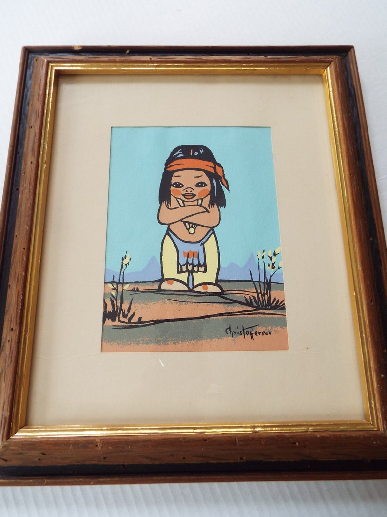 Gerda Christoffersen Silkscreen lithograph print Oodees | Etsy