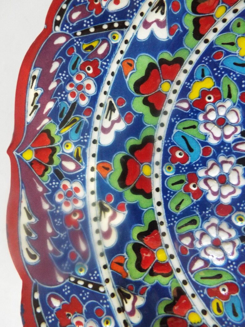 10 Turkish Ceramic Enamel Platter Plate Tree of Life - Etsy