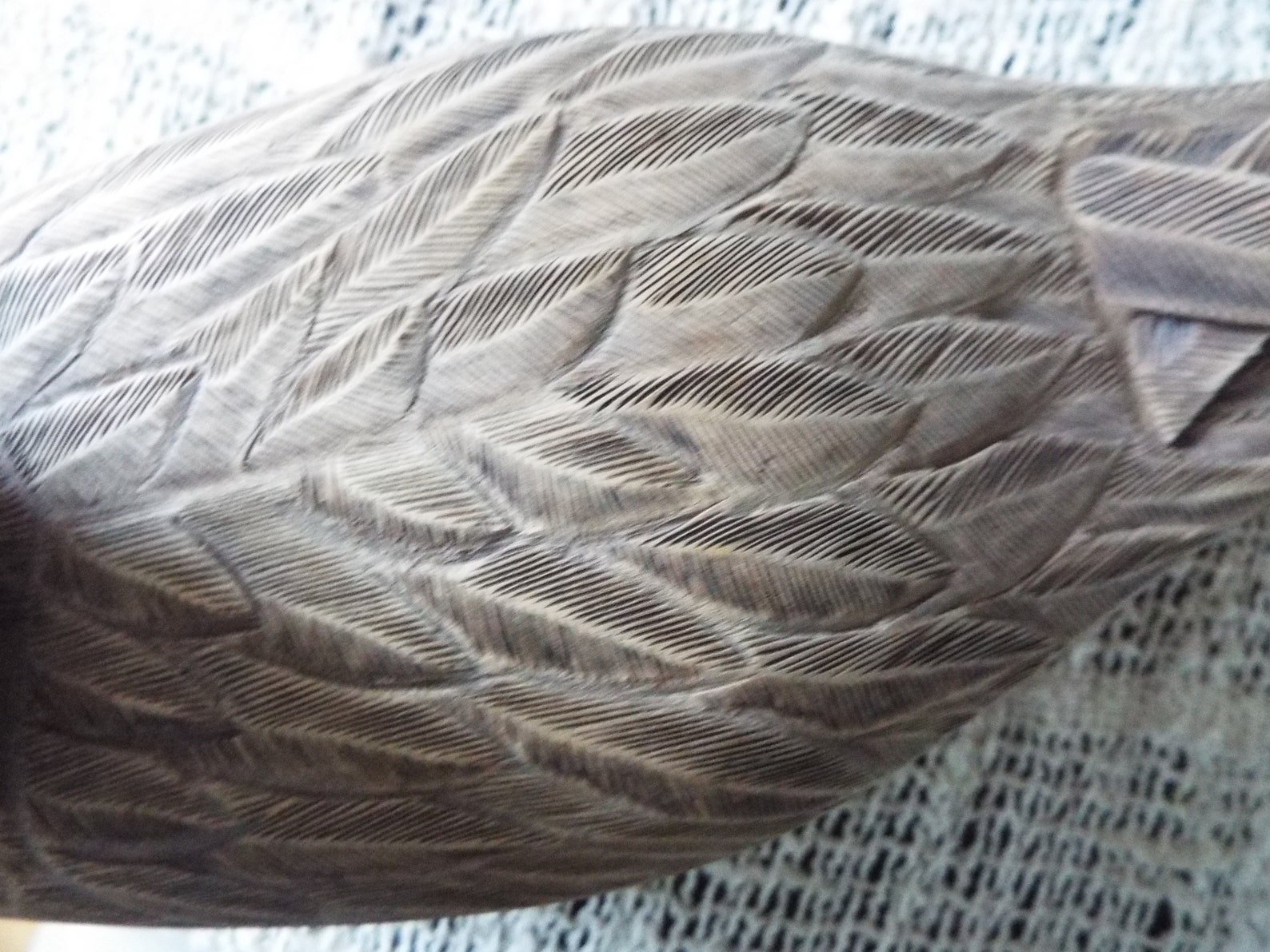 Ruddy Duck Decoy Hand Painted Hand Carved Wood Burned Feathers Mallard ...