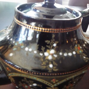 English Redware Brown Pottery Teapot Price Bros TEAPOT M&m BROWN BLACK ...