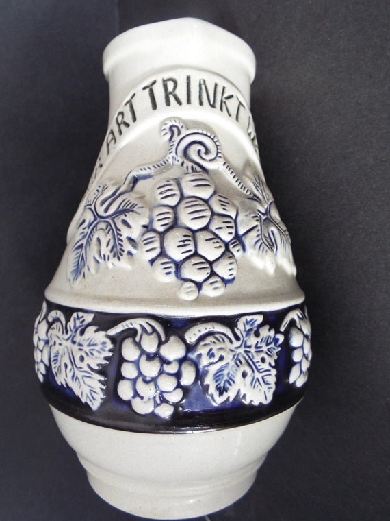 6 German Stoneware Wine Pitcher Jug Carafe Stein | Etsy