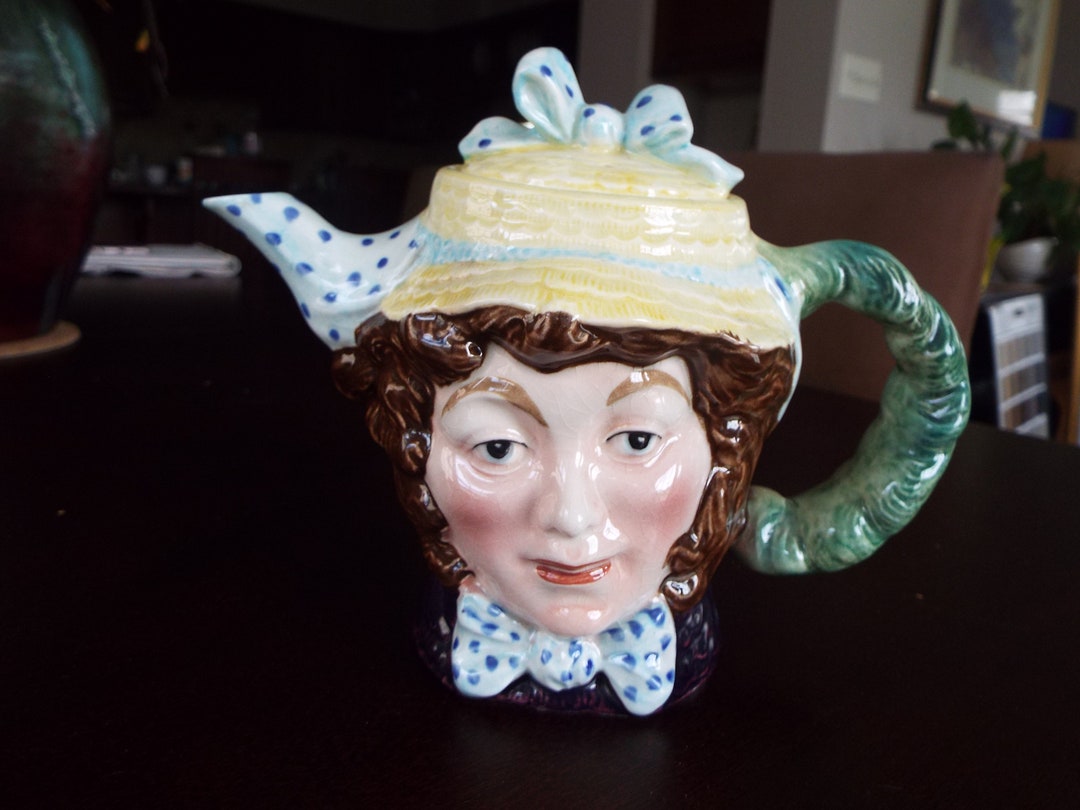 Beswick Dolly Varden Teapot English Teapot Figural Teapot #1203 ...