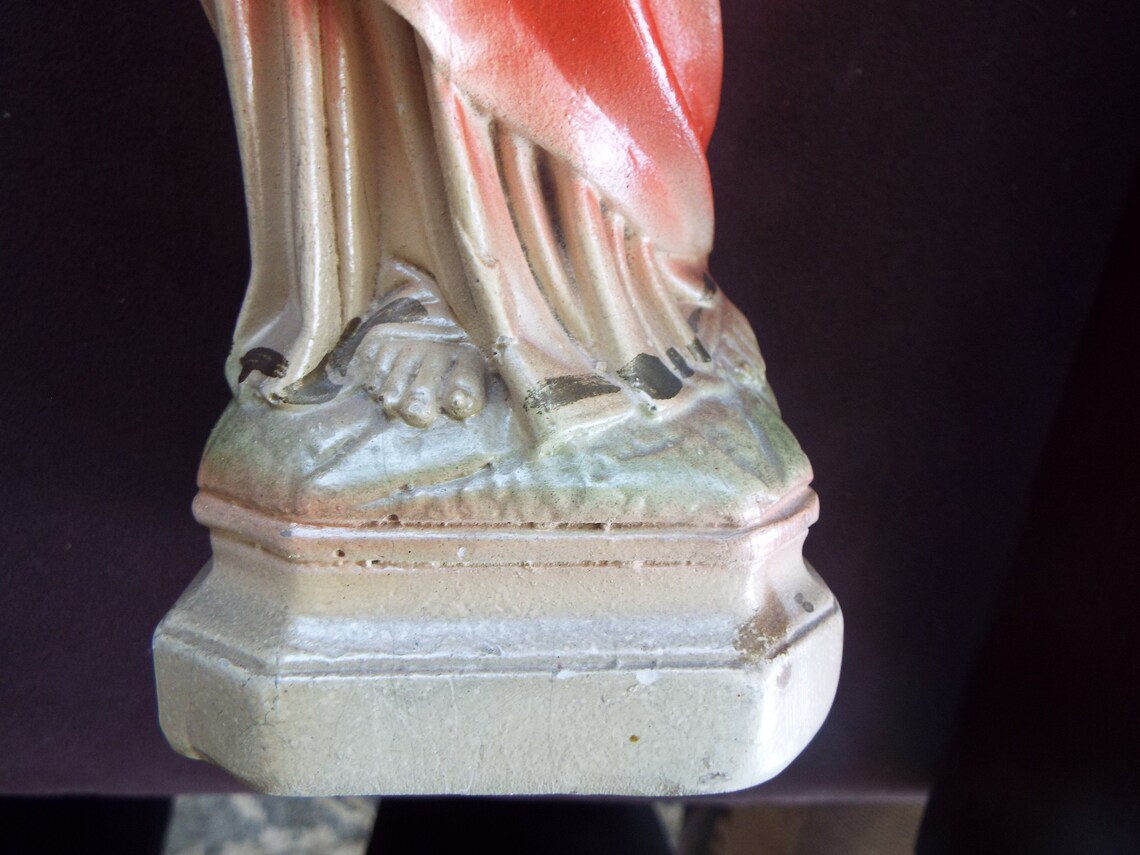 13 Large Religious Statuary Chalkware Altar Shrine - Etsy