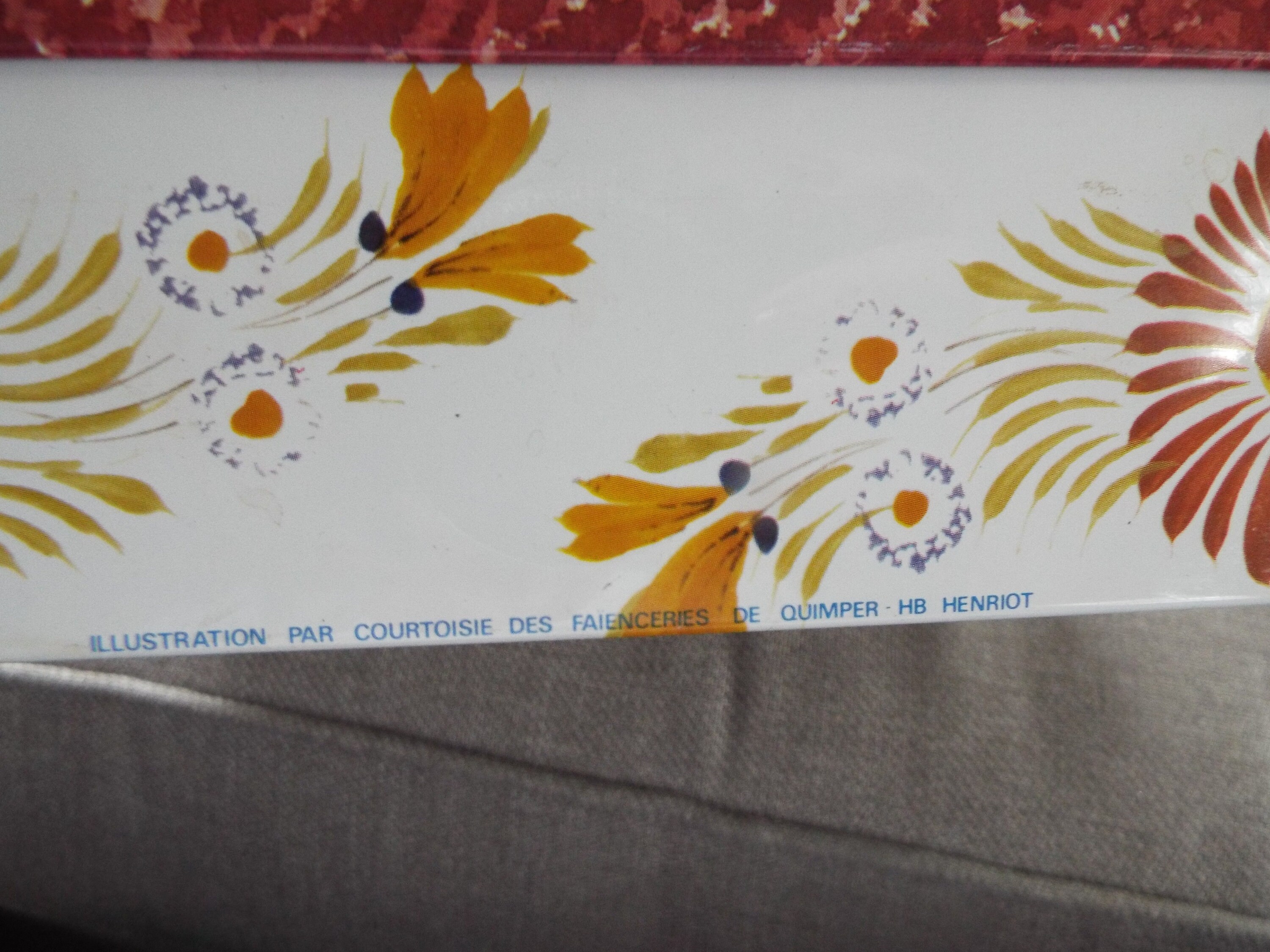 Quimper Metal Cookie Box HB Henriot Massilly France Paris Apartment ...