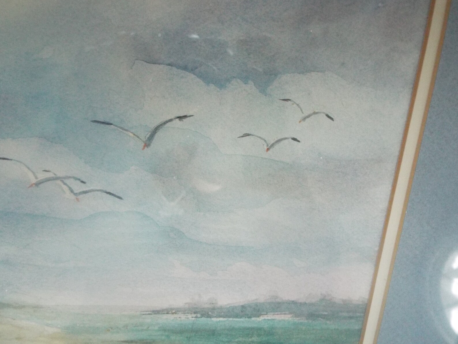 Framed Mary Borshard Original Watercolor Painting Impressionist Coastal ...