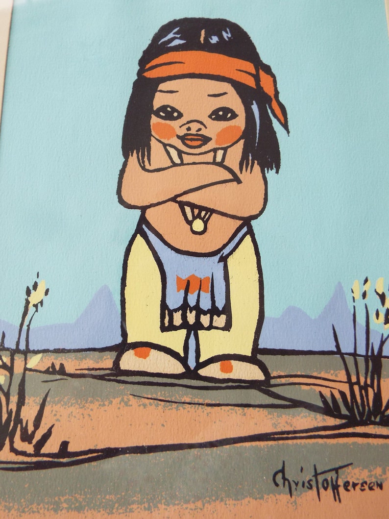 Gerda Christoffersen Silkscreen lithograph print Oodees | Etsy