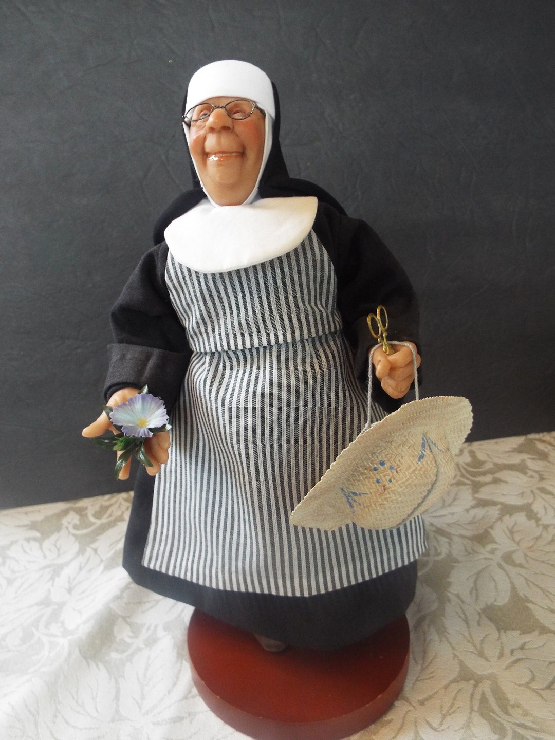 Vintage Nana's Family Nun Doll Richard Simmons Nun Doll Figurine ...