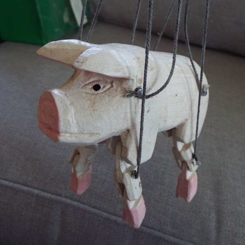 Handmade Wooden Puppets - Etsy