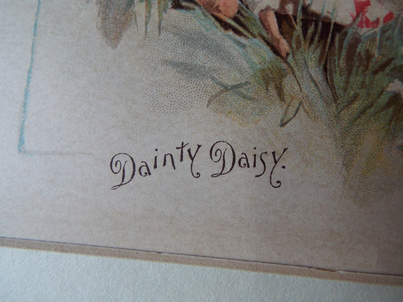 Antique Original 1800s Chromo Lithography Print Victorian Nursery Rhyme ...
