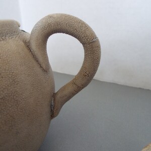 Antique 19th Century Meiji Japanese Banko Ware Pottery Grey Teapot ...