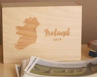 Wood Postcard Box - Etsy