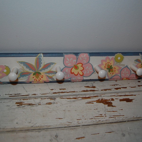 Decoupage Coat Rack - Etsy