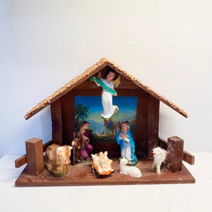 Nativity Display / Nativity Creche Figures / One Piece Nativity Scene ...