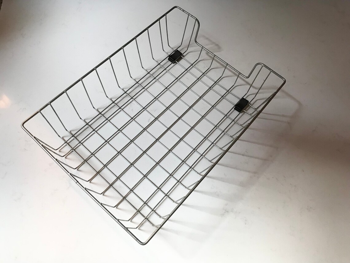 Metal Organizer Tray / Mail Container / Desk Accessory / Paper - Etsy