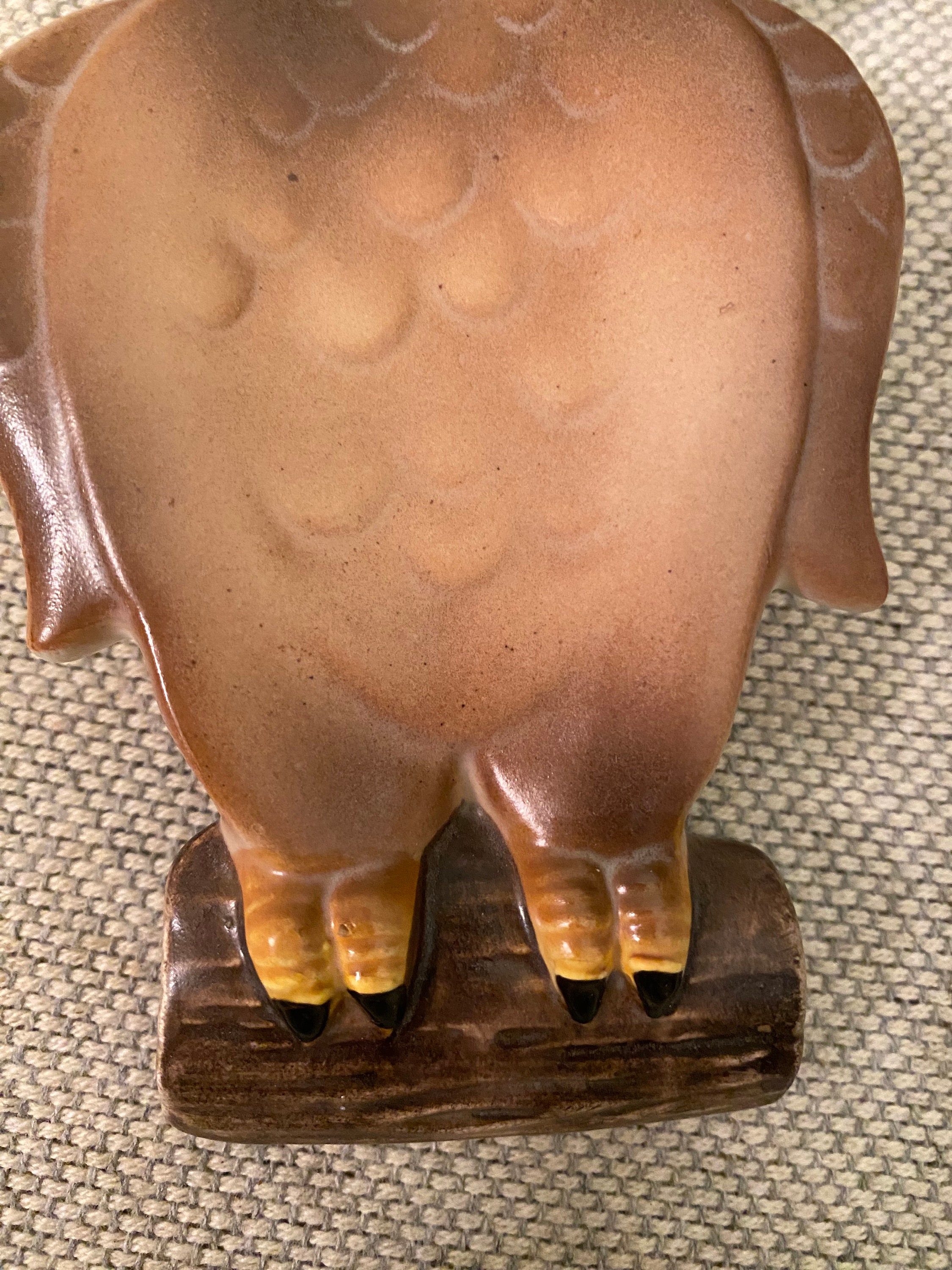 Ceramic Owl Art / Lorrie Design / Made in Japan / Small Art Wall Decor ...