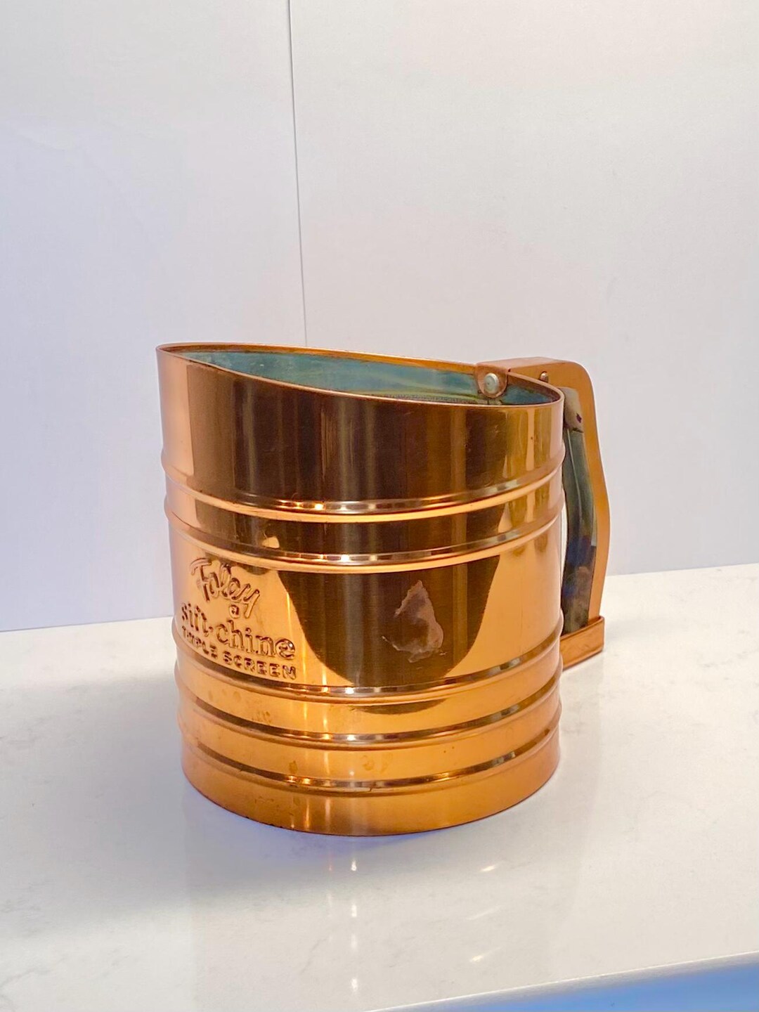 Vintage Foley Sift Chine Triple Screen Sifter / Copper Sifter / Vintage ...