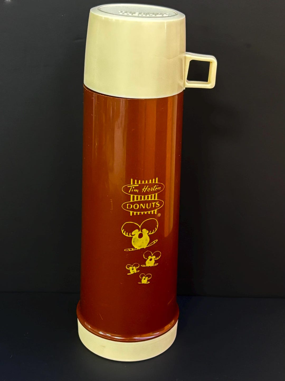Vintage 1980s Tim Hortons Donuts Thermos With Cup Lid 28oz 840ml ...