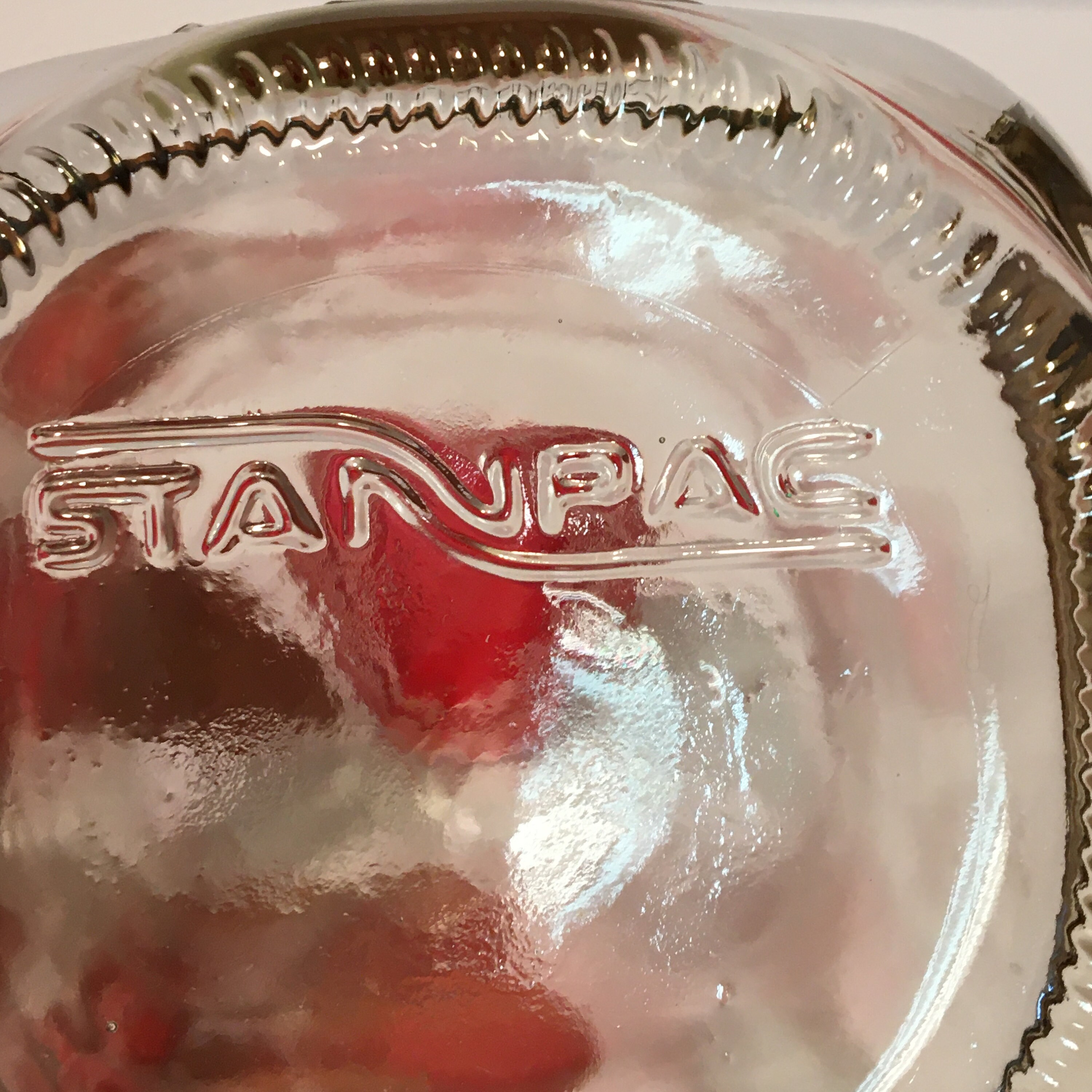 Vintage Stanpac Clear Glass Milk Bottle With Red Plastic - Etsy Hong Kong