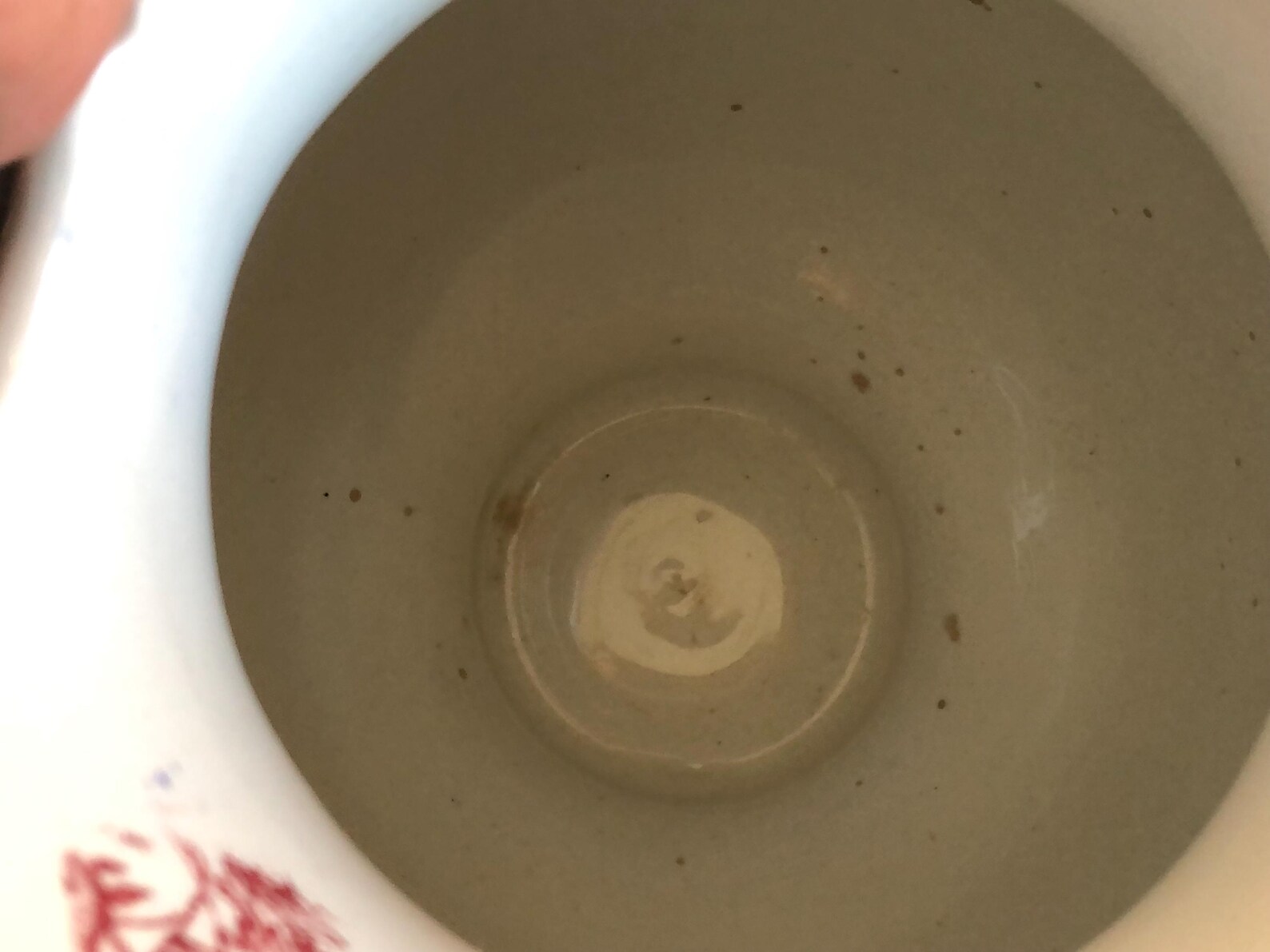 Antique, Victorian Wash Basin Pitcher, Burgundy Transferware ...