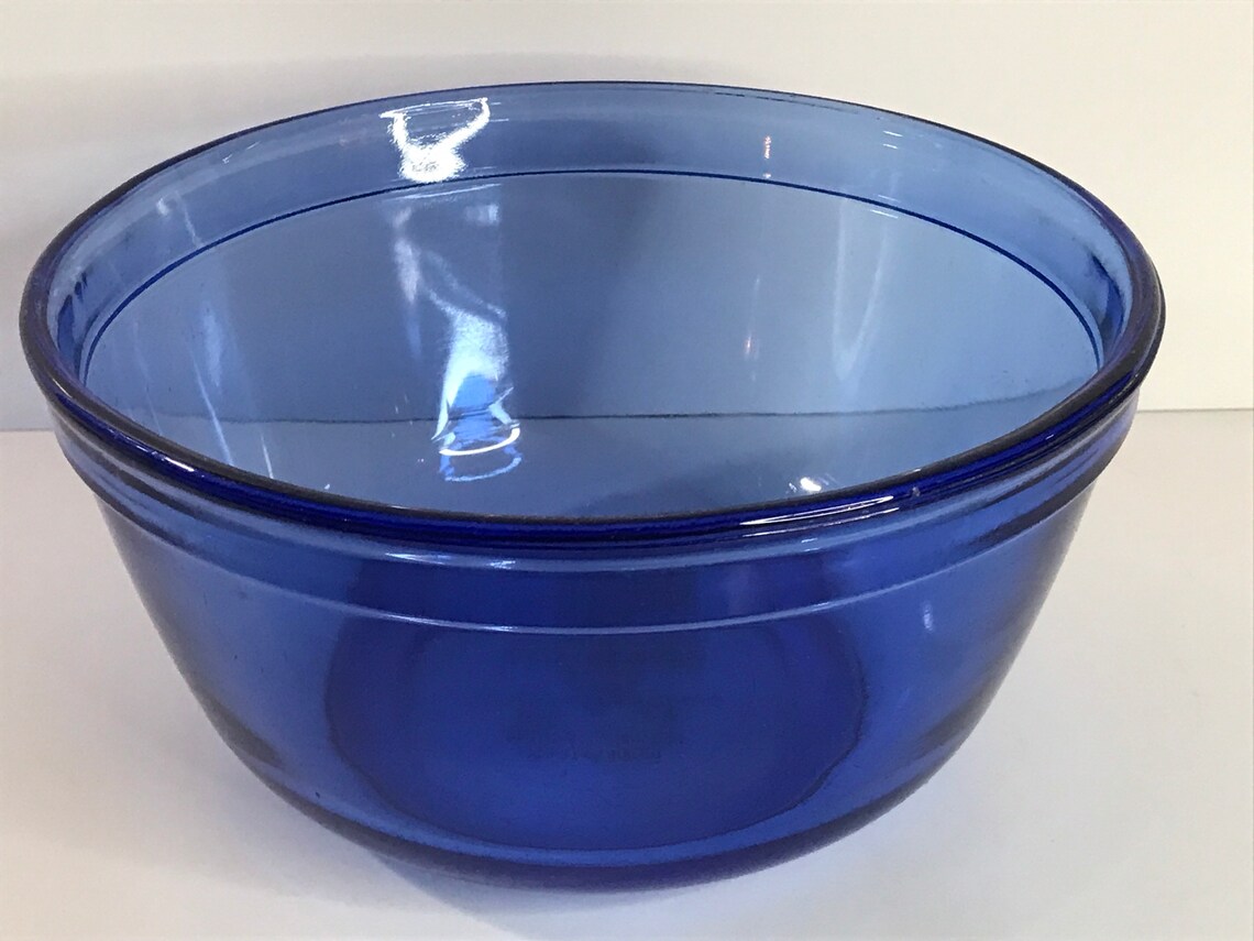 Vintage Blue Cobaltpyrex Anchor Hocking Baking Dish Pie | Etsy