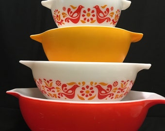Complete Pyrex Cinderella Friendship Mixing Bowls - Etsy