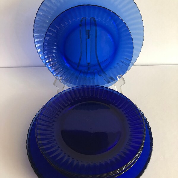 Cobalt Blue Plate - Etsy