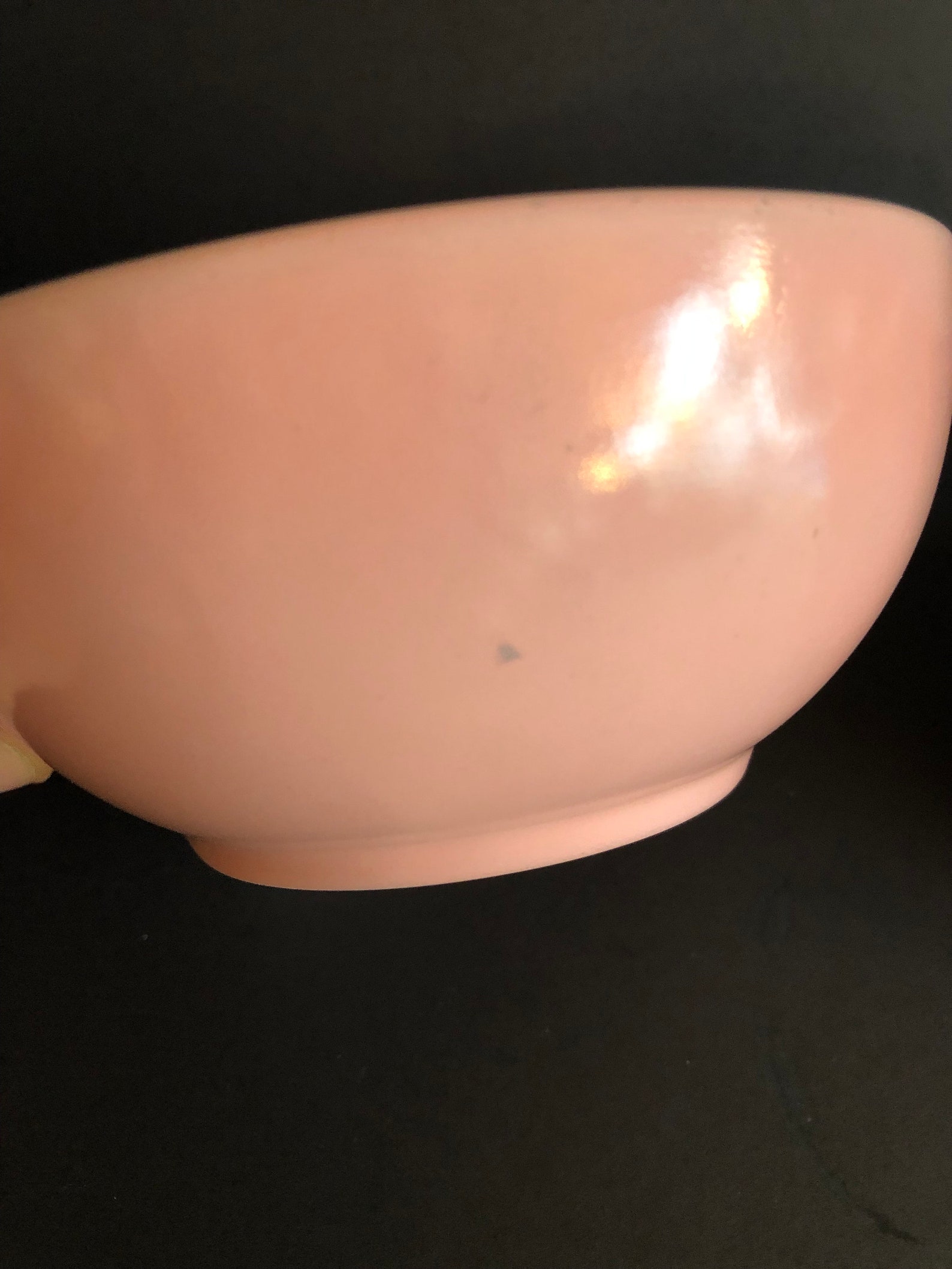 Hard to Find Milk Glass Pink Fire King Mug and Cereal Bowl Set | Etsy