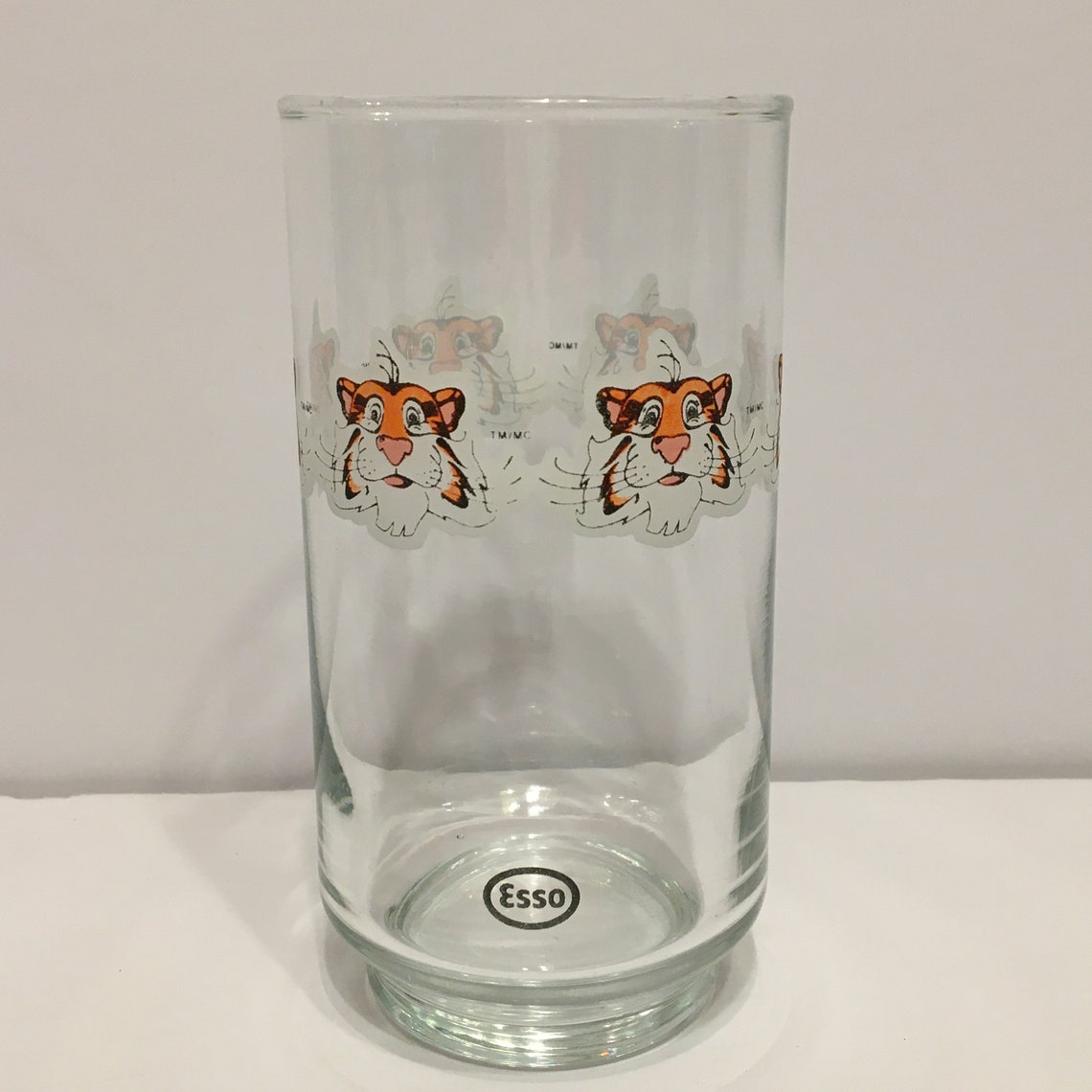 Esso Tony Tiger set of 6 Glasses Drinking Glasses | Etsy