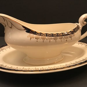 Vintage, Myott Sons England 22 Kt Westpoint #2570 Cobalt Blue and Solid ...