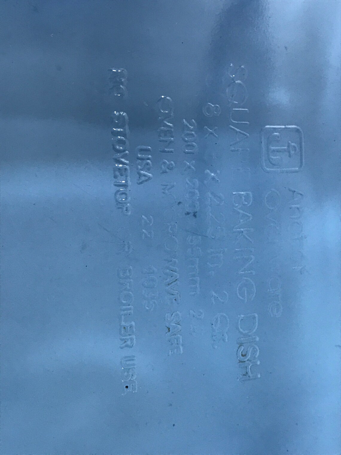 Vintage Blue Cobaltpyrex Anchor Hocking Baking Dish Pie | Etsy