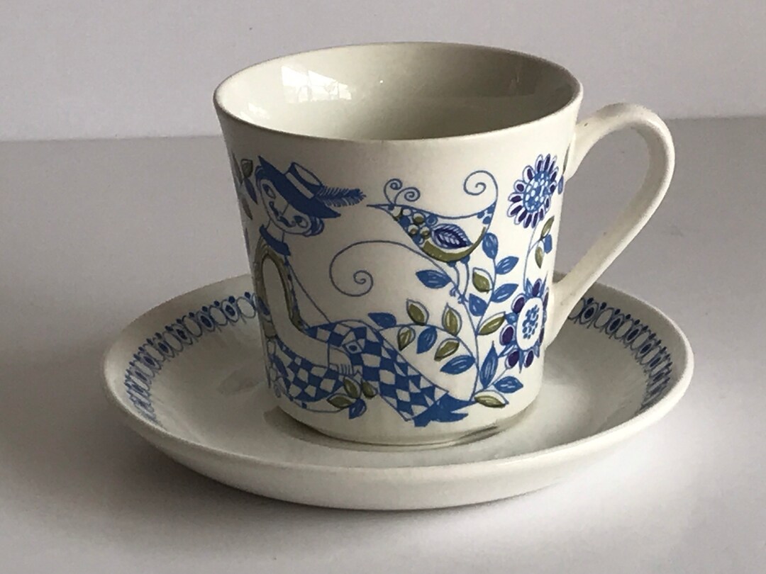 Vintage, Figgjo Flint Turi Design Lotte, Ceramic Tea Coffee Mug With ...