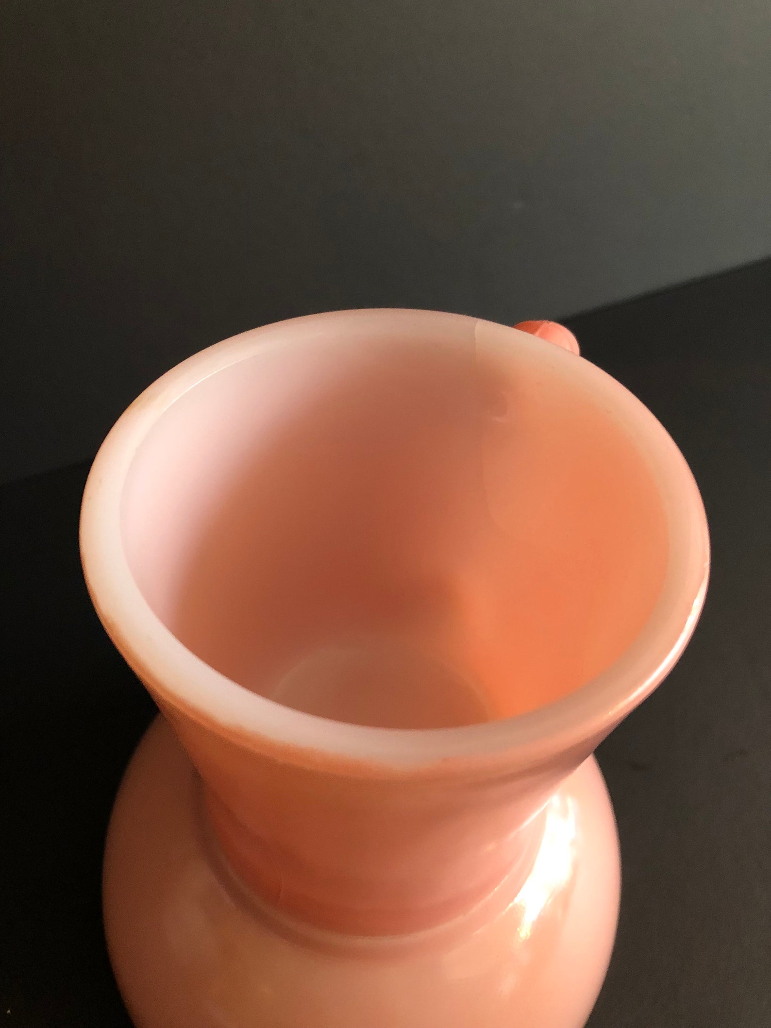 Hard to Find Milk Glass Pink Fire King Mug and Cereal Bowl Set | Etsy