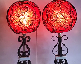 Italian Iron Lamp - Etsy