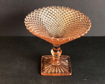 Anchor Hocking Miss America Pink Depression Glass Round Compote Dish - Etsy