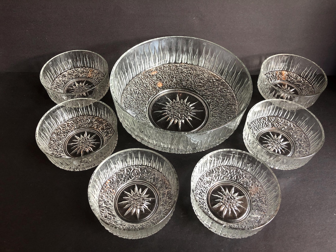 Vintage Ravenhead White Fire, Dessert Set, Serving Set, Salad Bowls ...