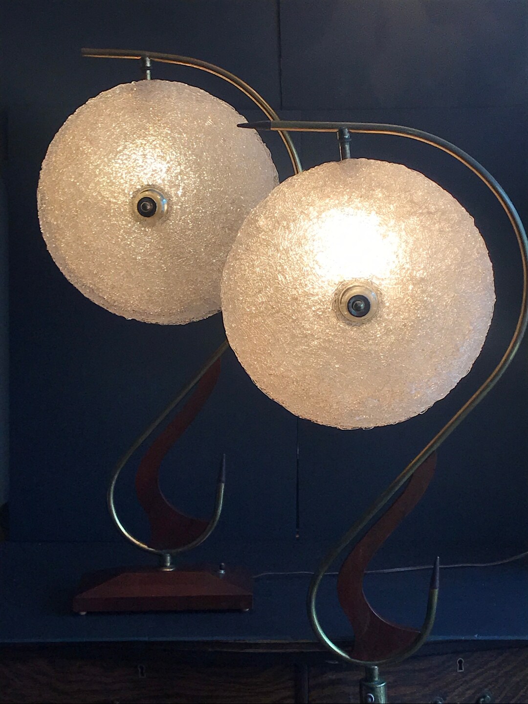 Vintage, MCM Majestic Z, Pair of Spaghetti, Table & Floor Lamp, Brass ...