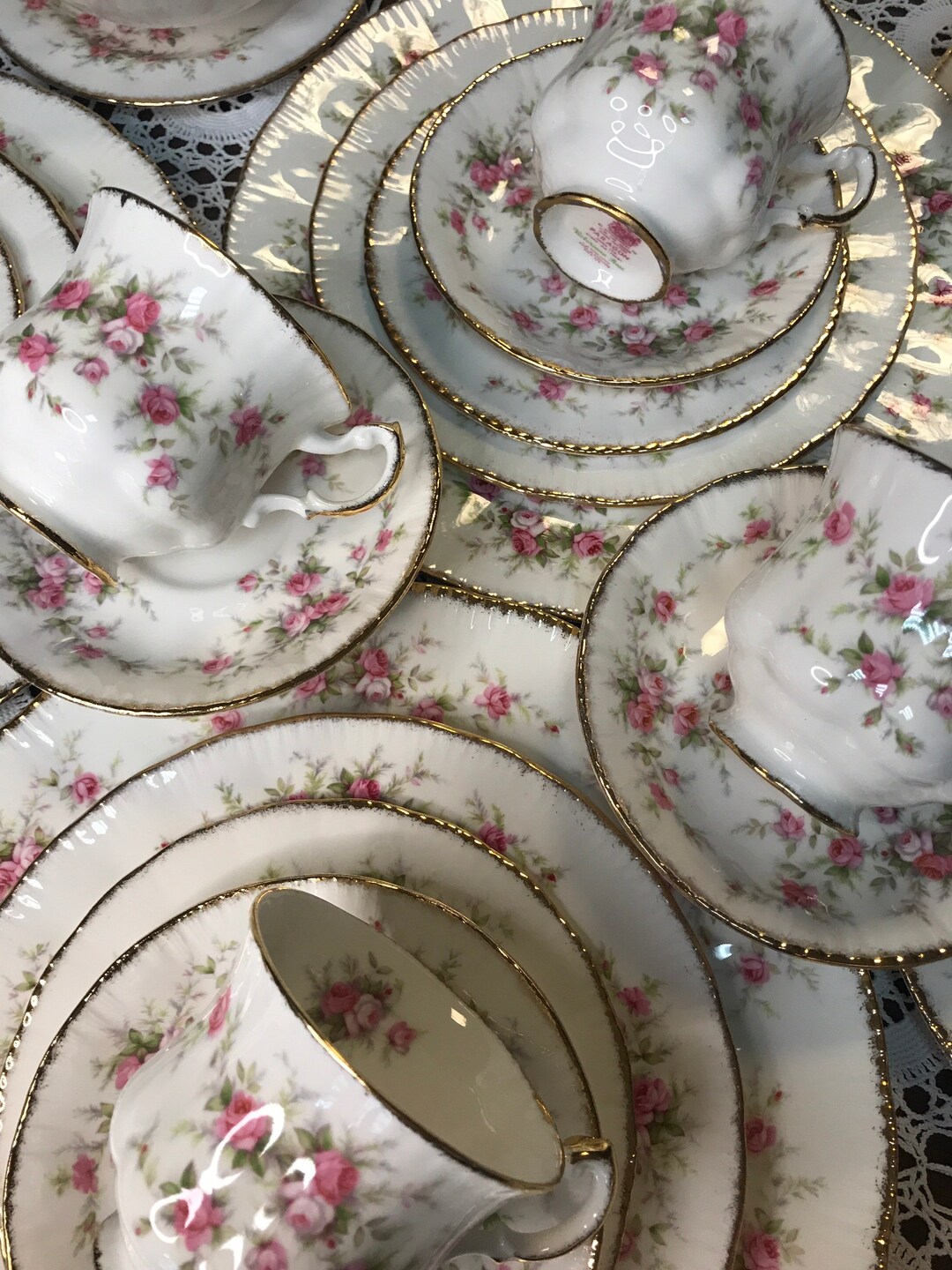 Hard to Find, Vintage, Paragon Victoriana Rose, Bone China England ...