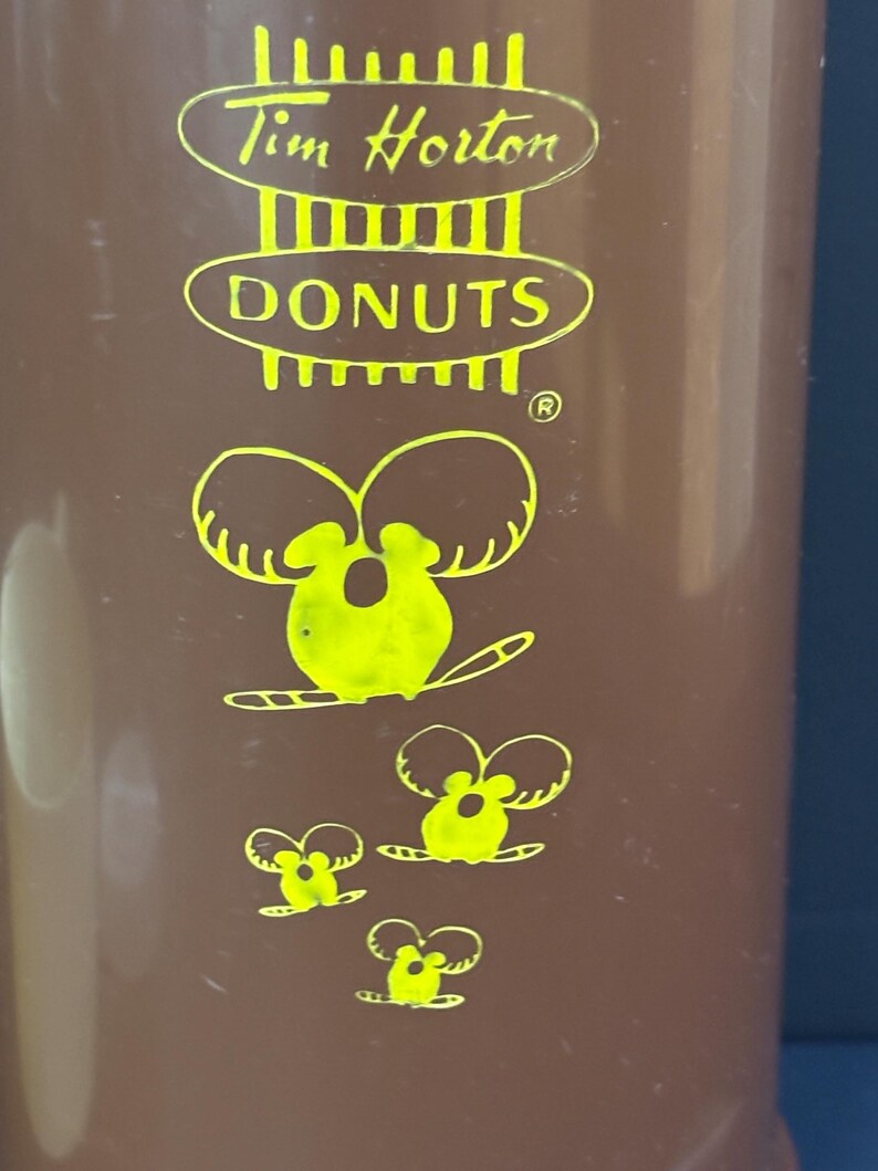 Vintage 1980s Tim Hortons Donuts Thermos With Cup Lid 28oz 840ml ...