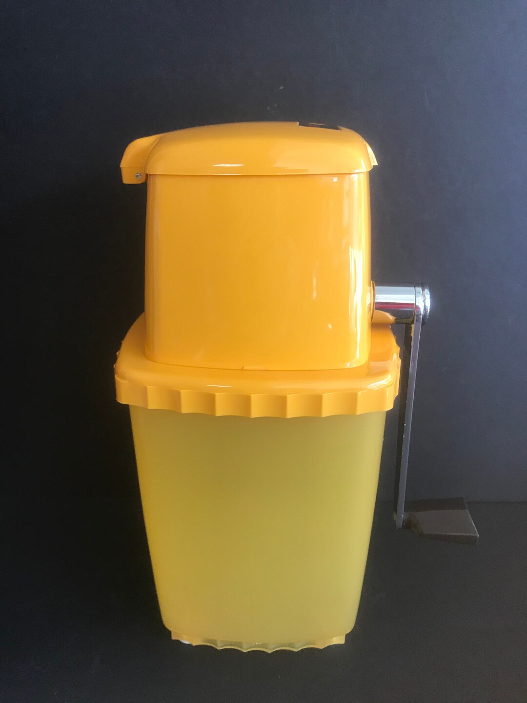 Vintage, Table Ice Crusher, Retro Yellow, Swing A-way, New in the ...