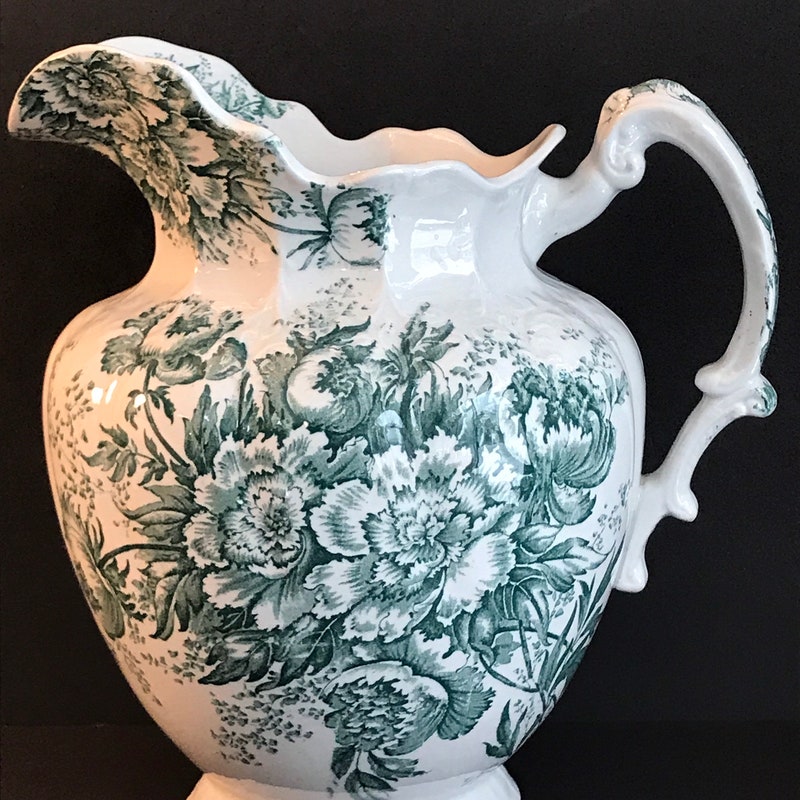 Green Transferware - Etsy