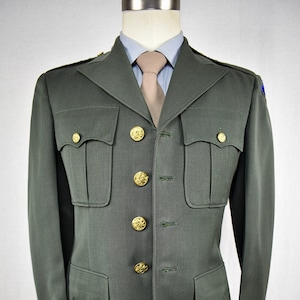 1950-60's Heck Ross Uniform Co Dark Green Formal Military Two Pc Suit ...