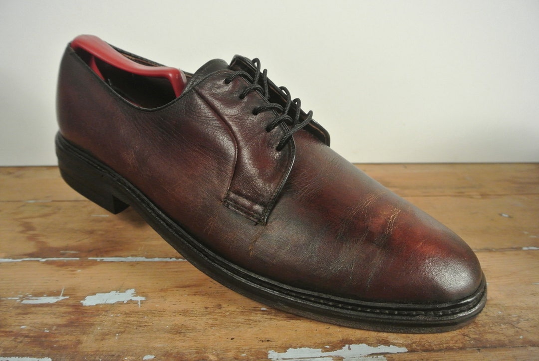 Freeman Free Flex Burgundy Round Toe Lace up Blucher Men's - Etsy