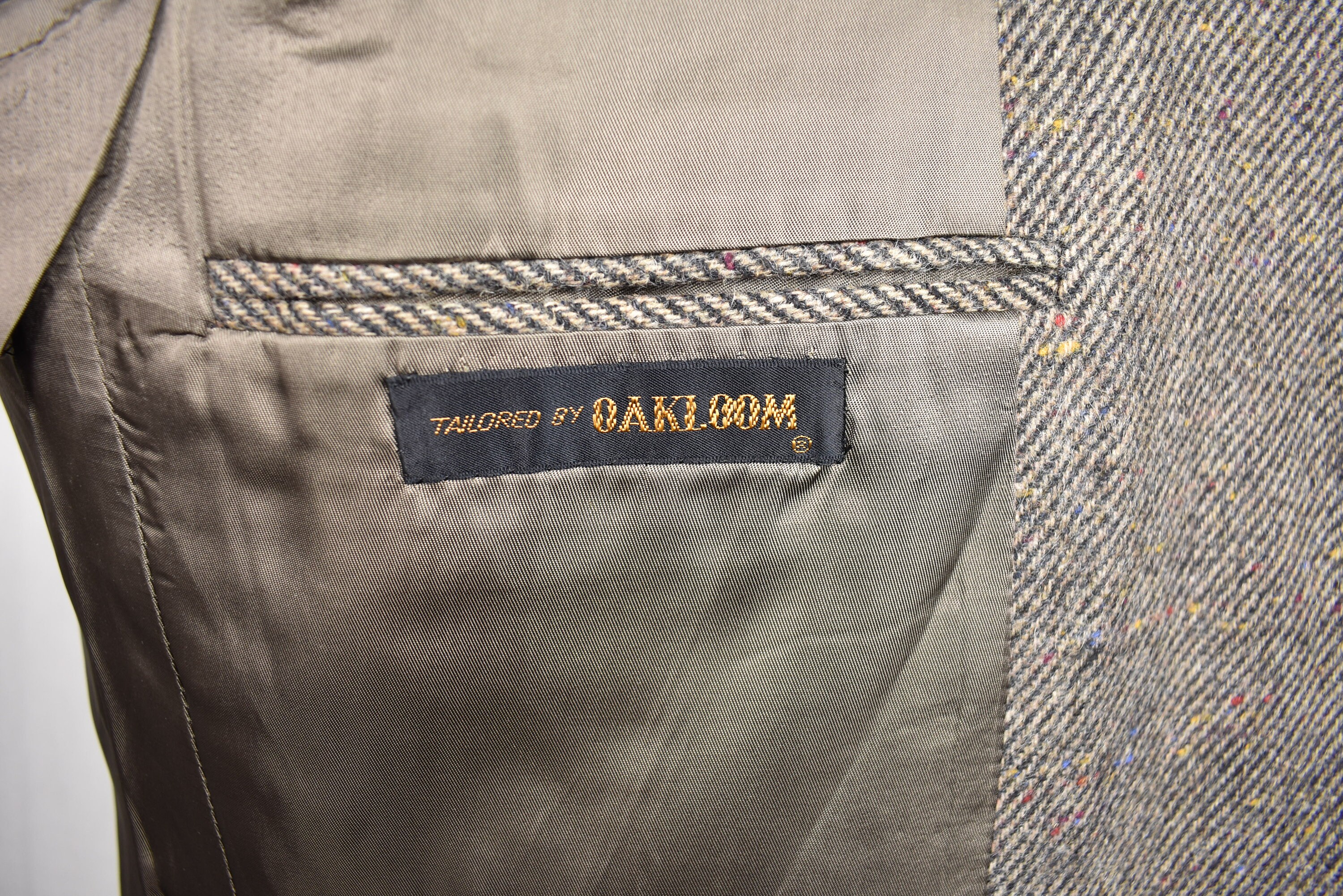 1976-1994 Paul Whitmore Brown Wool Flannel Two Button Sport Coat Size ...