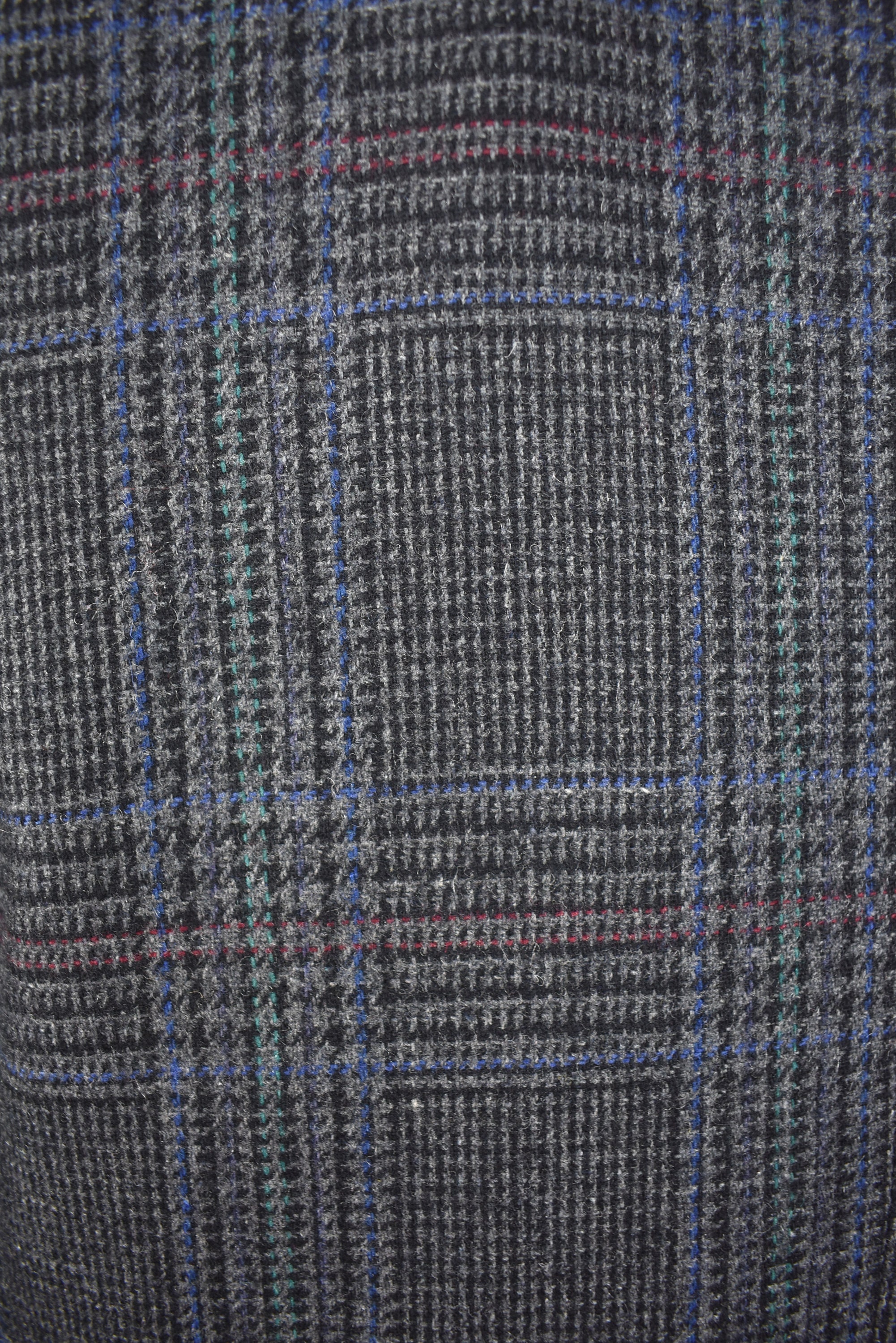 Warren Sewell Dark Gray Glen Check Wool Two Button Sport Coat Size: 42R ...