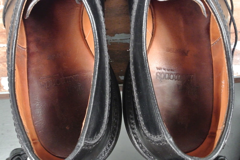 Allen Edmonds Norse Black Split Moc Toe Lace up Blucher - Etsy