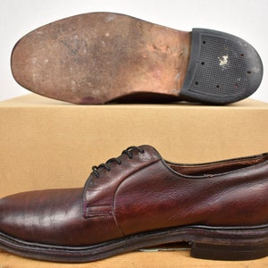 Freeman Free Flex Burgundy Round Toe Lace up Blucher Men's Size: 9.5C ...