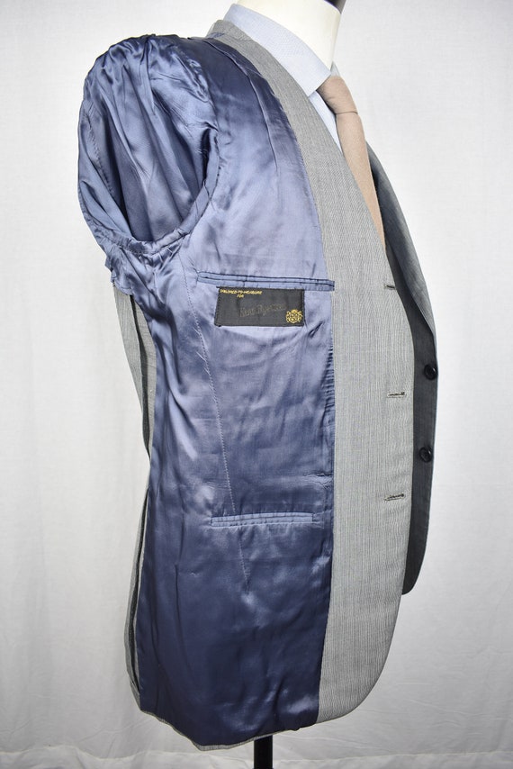 1976-1994 H. Freeman & Son Solid Light Gray Wool 3/2 … - Gem