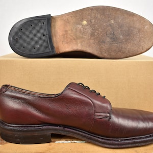 Freeman Free Flex Burgundy Round Toe Lace up Blucher Men's Size: 9.5C ...