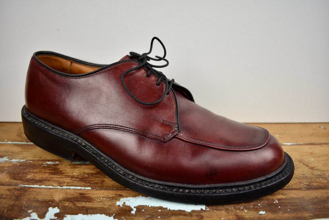 Allen Edmonds Brentwood Burgundy Moc Toe Lace up Blucher Size: 8EEE - Etsy